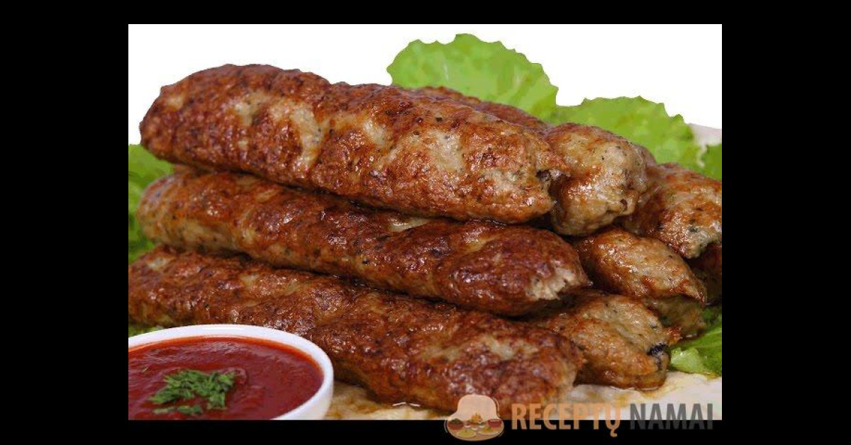 Lulia kebabas namuose: greitai paruošiamas ir dar greičiau suvalgomas ...